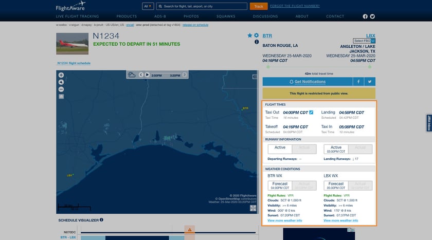 FlightAware Aviator: Helpful Insights for Pilots