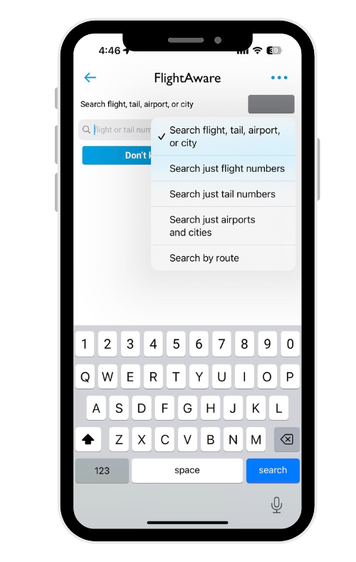 Using the FlightAware App for Travel